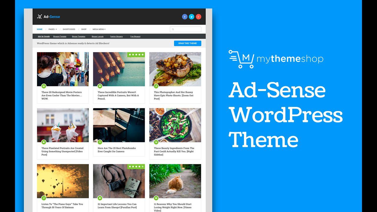Top 8 theme Wordpress hỗ trợ Google Adsense tốt nhất 2022