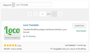 Hướng dẫn dịch theme Wordpress bằng plugin Loco Translate
